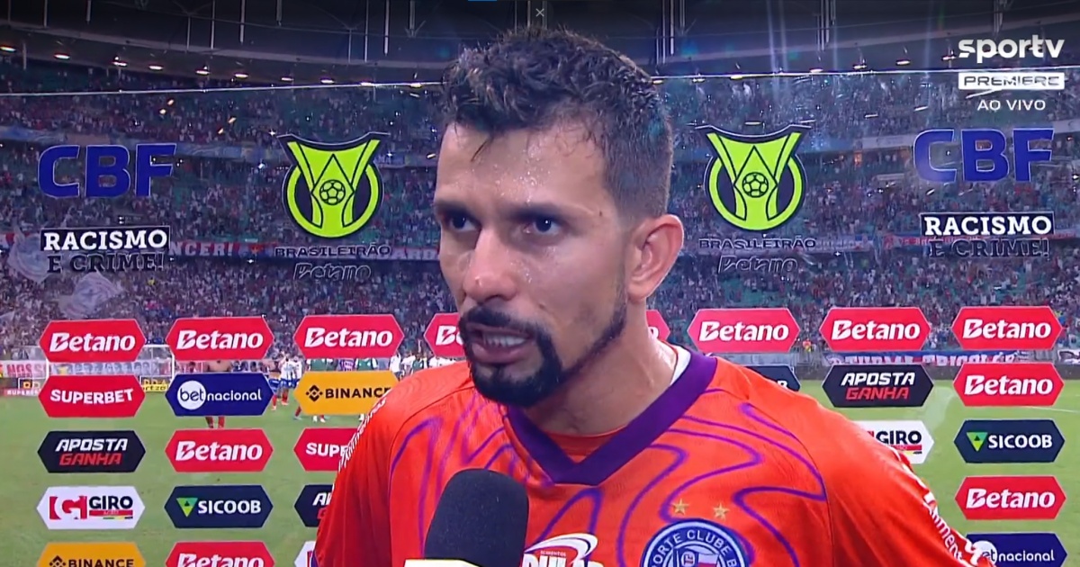Marcos Felipe comemora primeiro triunfo do Bahia sem sofrer gols no ...
