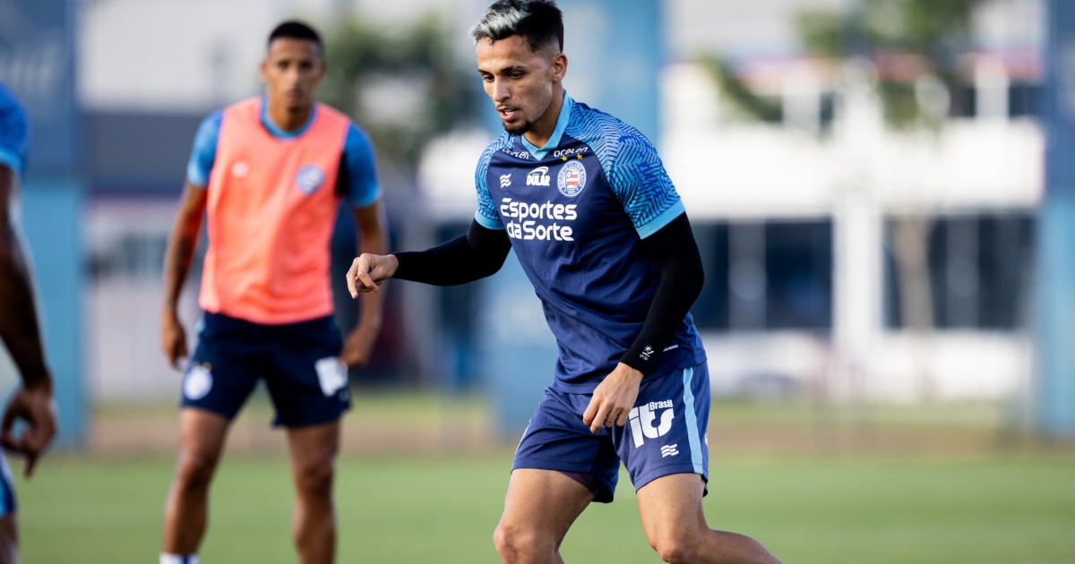 Bahia faz antepenúltimo treino antes de encarar o Fortaleza pelo ...