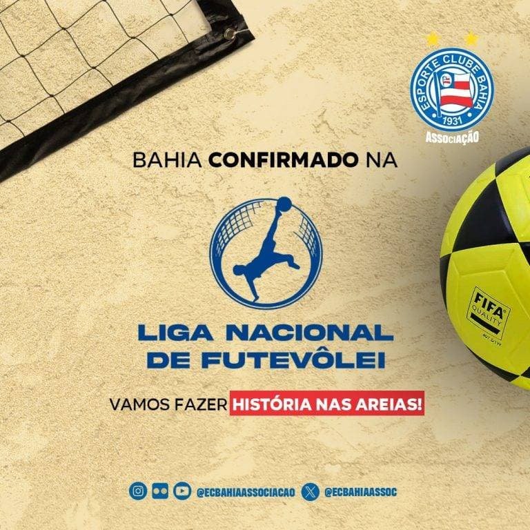 Bahia disputará Liga Nacional de Futevôlei pela primeira vez na ...