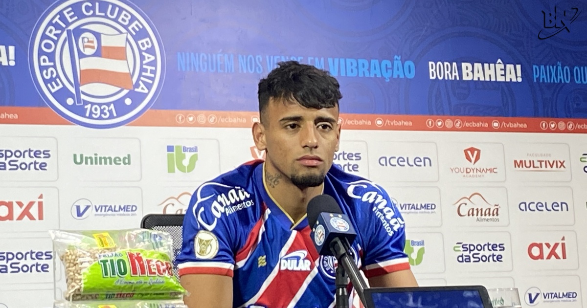 Lucho Rodríguez fala pela primeira vez após assinar com o Bahia - Bahia ...