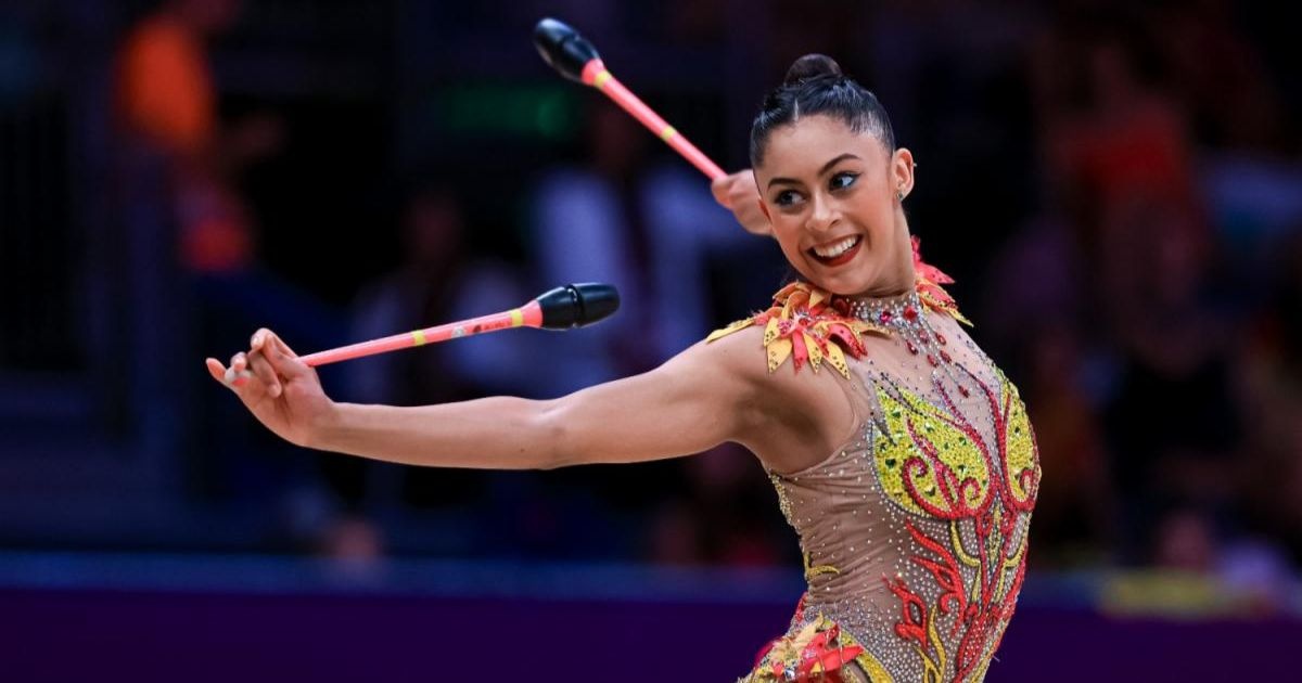 Bárbara Domingos leva bronze pela Copa do Mundo de Ginástica Rítmica ...