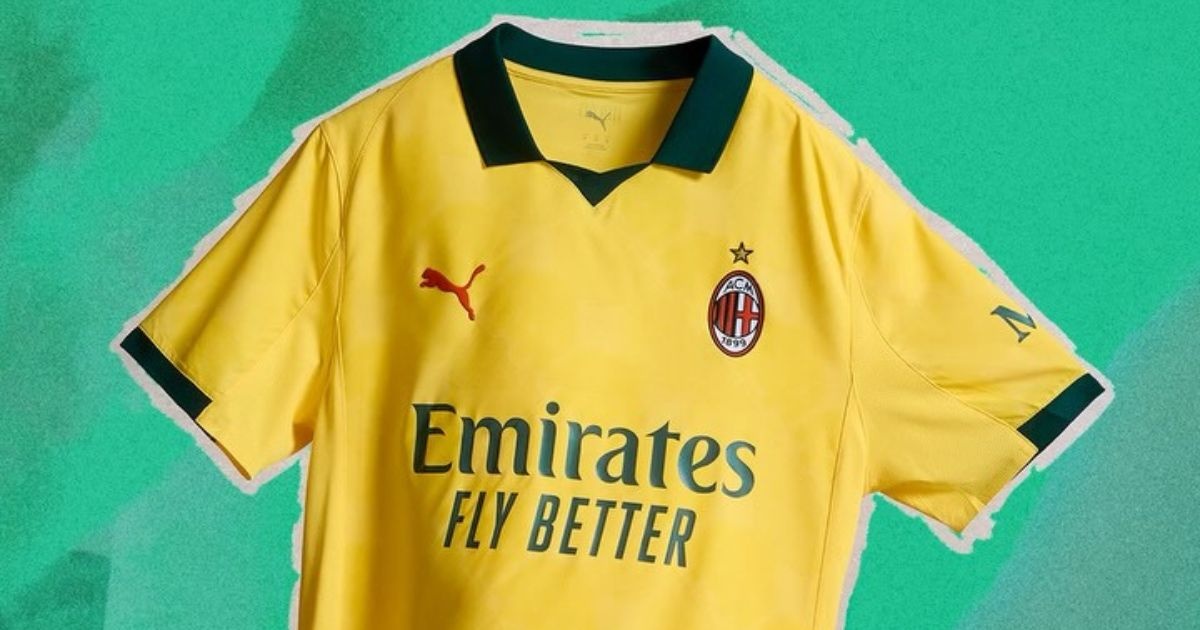 Em homenagem ao Brasil, Milan lança uniforme verde e amarelo para a ...