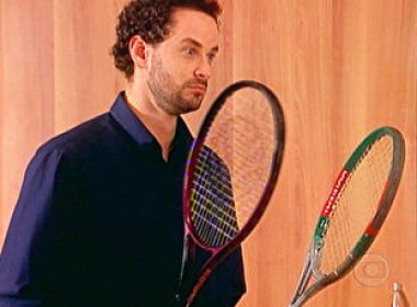 Dan Stulbach volta a jogar tênis e é hostilizado por carregar raquete ...