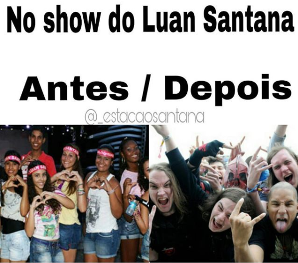 Luan Santana avisa que vai mudar do sertanejo para o Heavy Metal e vira ...