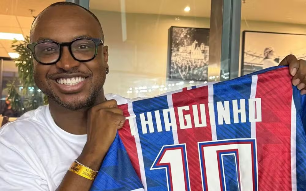 Thiaguinho, Davi Brito, Nanda Costa e mais famosos acompanham jogo do ...