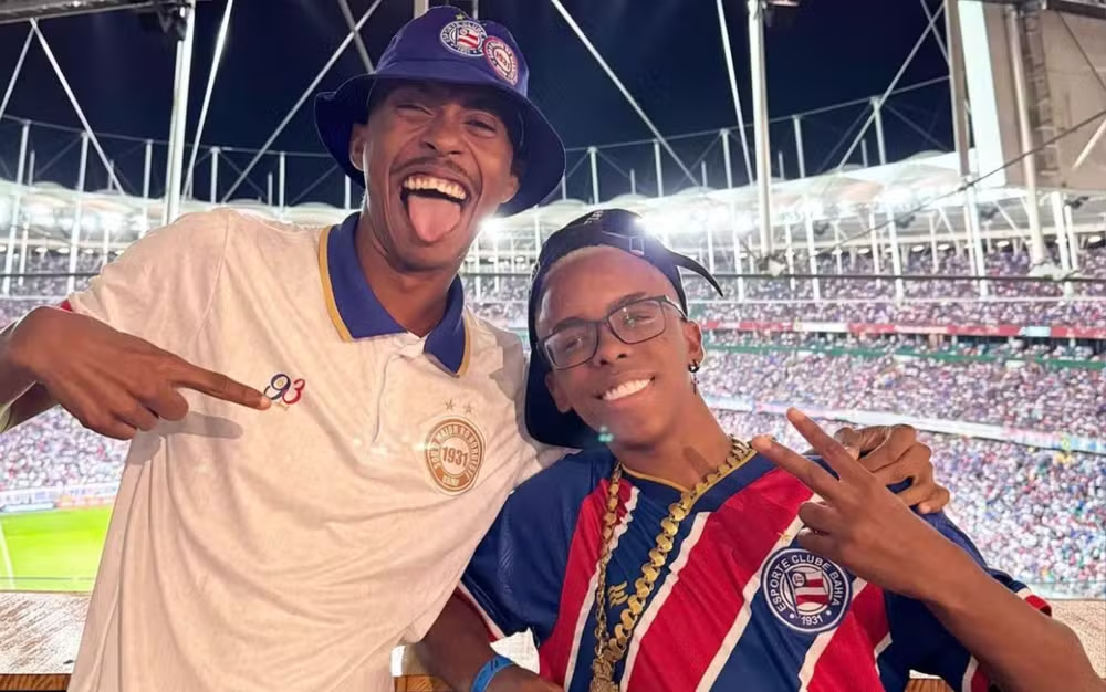 Thiaguinho, Davi Brito, Nanda Costa e mais famosos acompanham jogo do ...