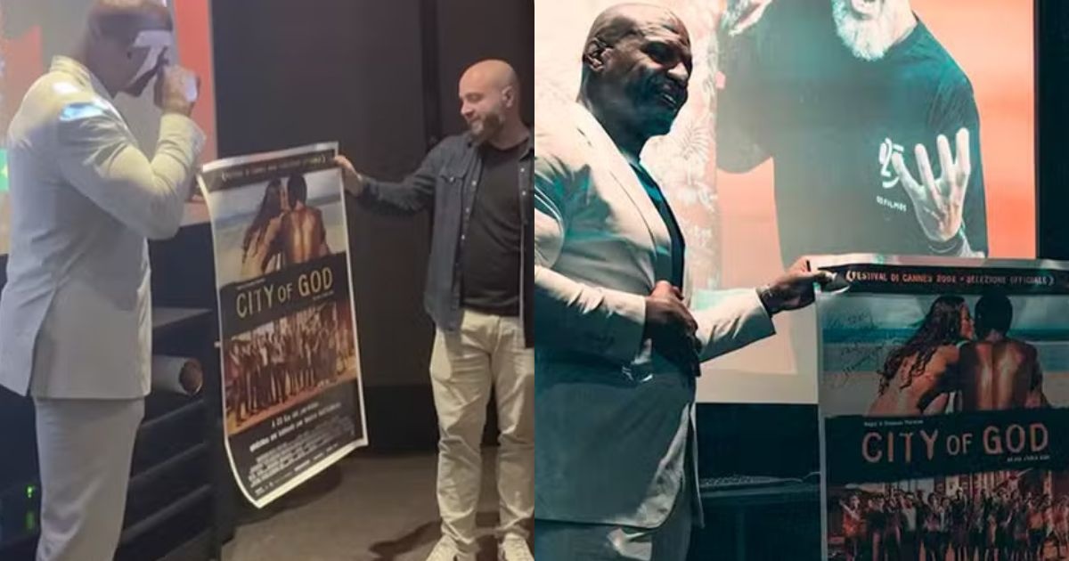VÍDEO: Terry Crews se emociona ao receber poster autografado de Cidade ...