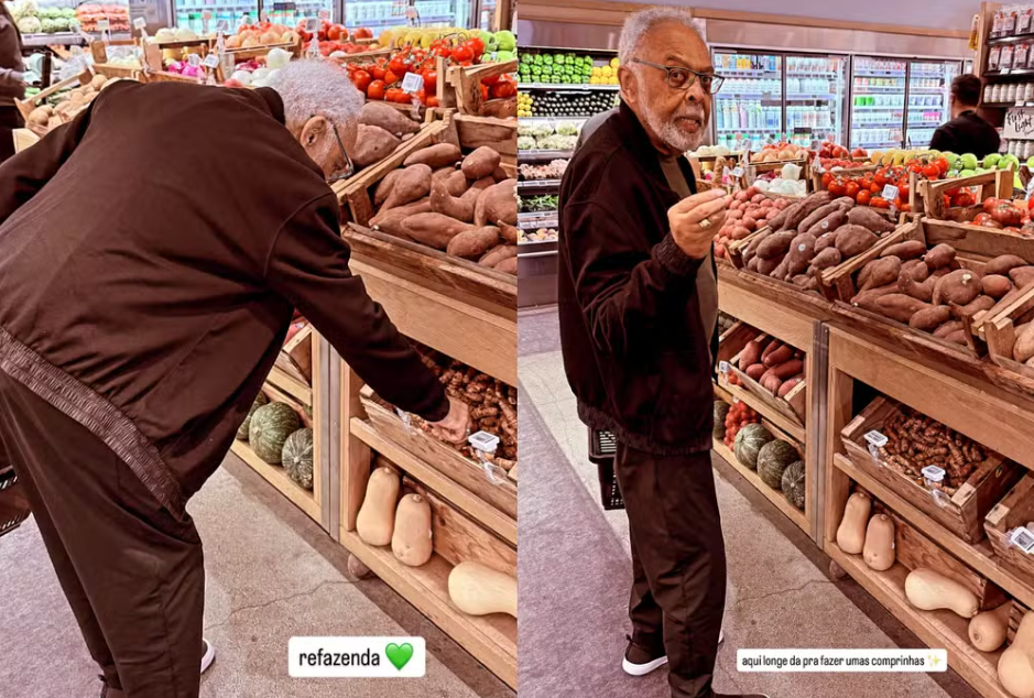 Gilberto Gil vive como "anônimo" em mercado nos Estados Unidos: "Dá pra ...