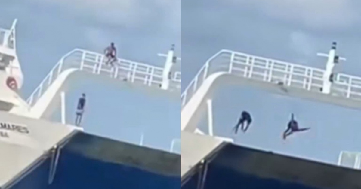 VÍDEO: Duas pessoas voltam a pular de ferry-boat durante manobras em ...