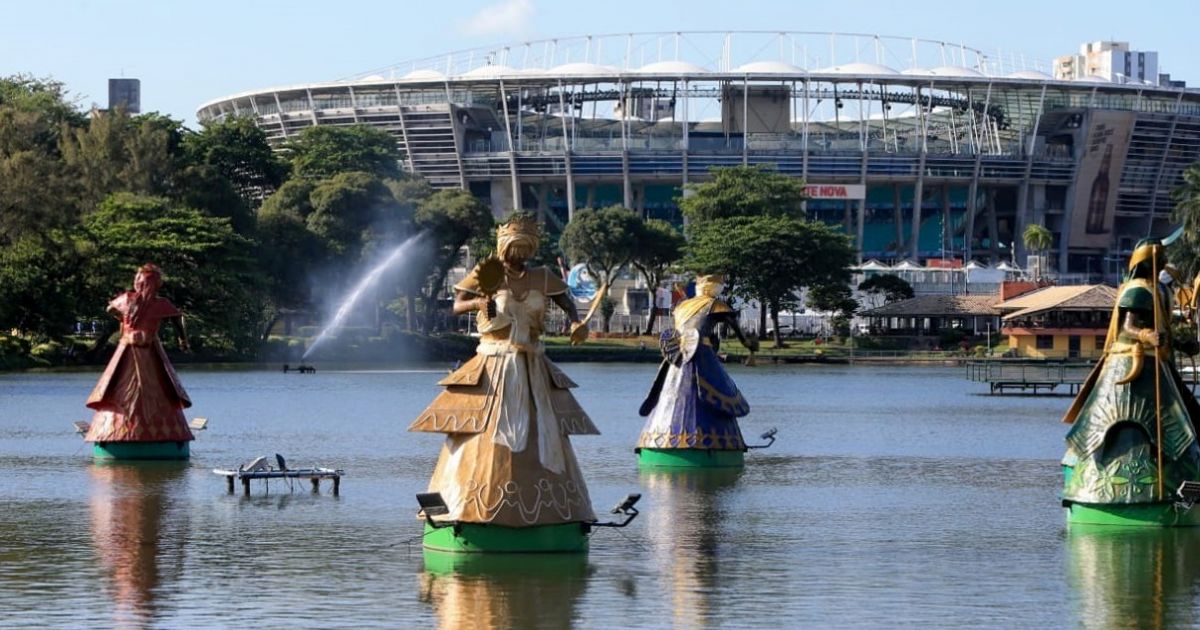 Dique do Tororó: Esculturas dos orixás são restauradas e entregues pelo ...
