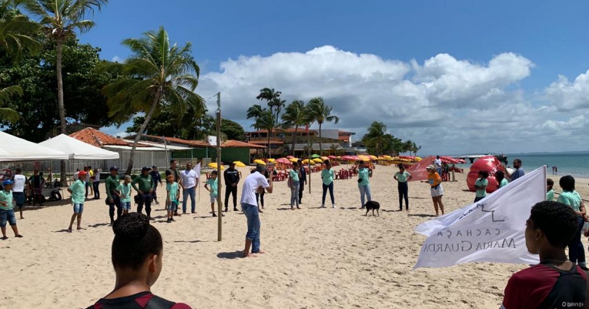 'Paramana Nature' aporta em Mar Grande e promove ação de limpeza com a ...